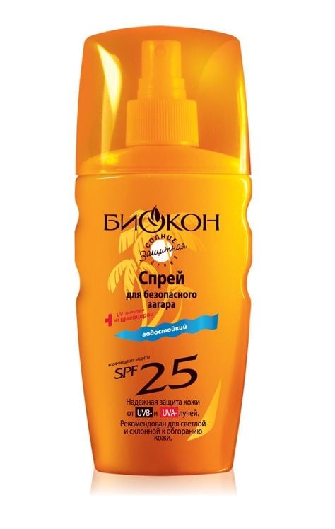 Чесні відгуки про БІОКОН SPF-25 спрей для безпечної засмаги, 160 мл ...