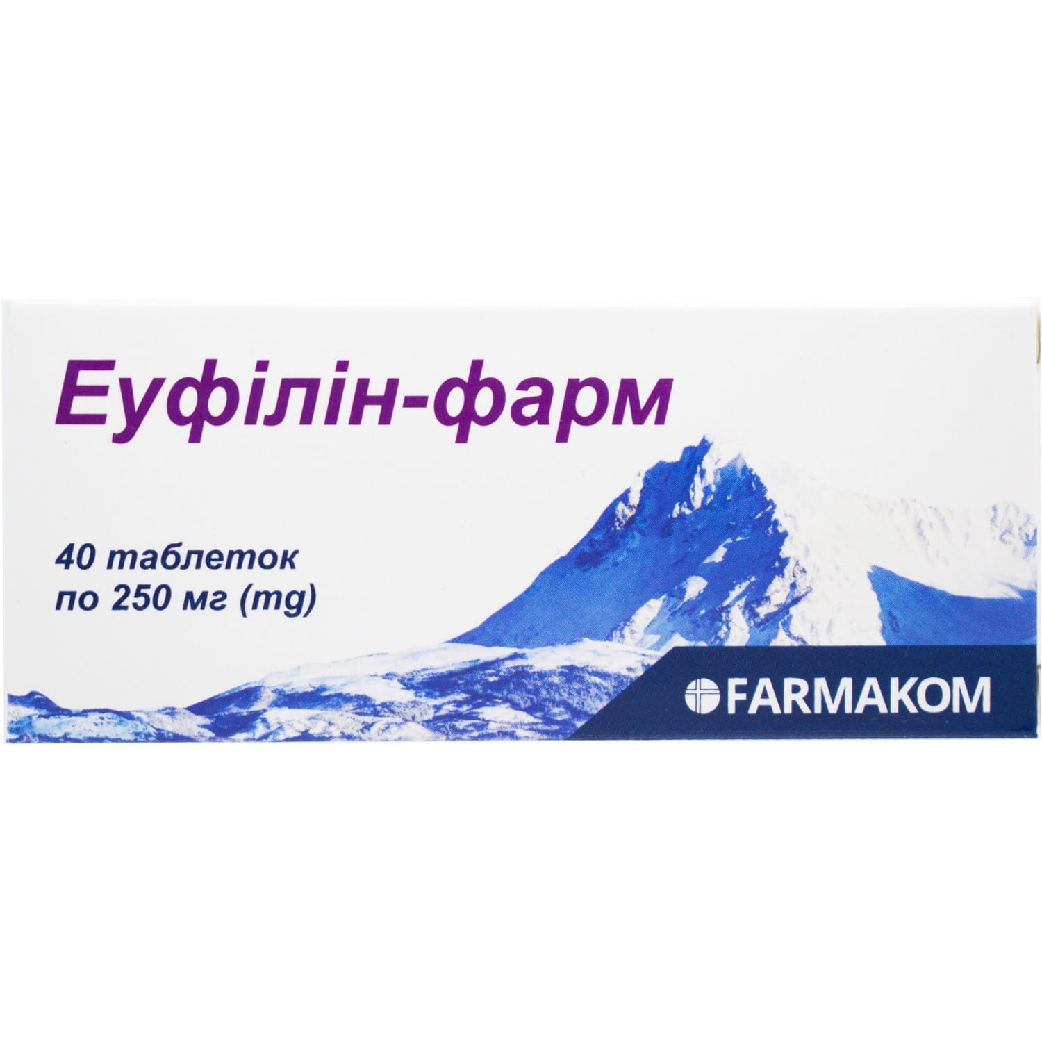 Еуфілін-фарм таблетки по 250 мг, 40 шт.: інструкція, ціна, відгуки ...